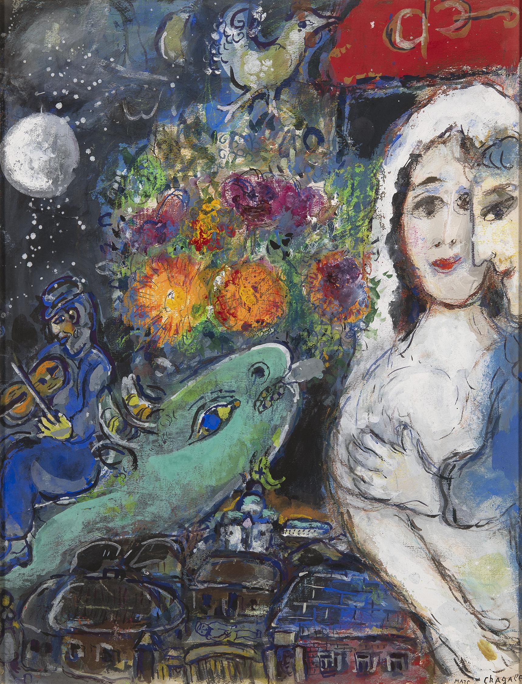 Marc Chagall Art - 813 For Sale at 1stDibs | marc chagall paintings for ...