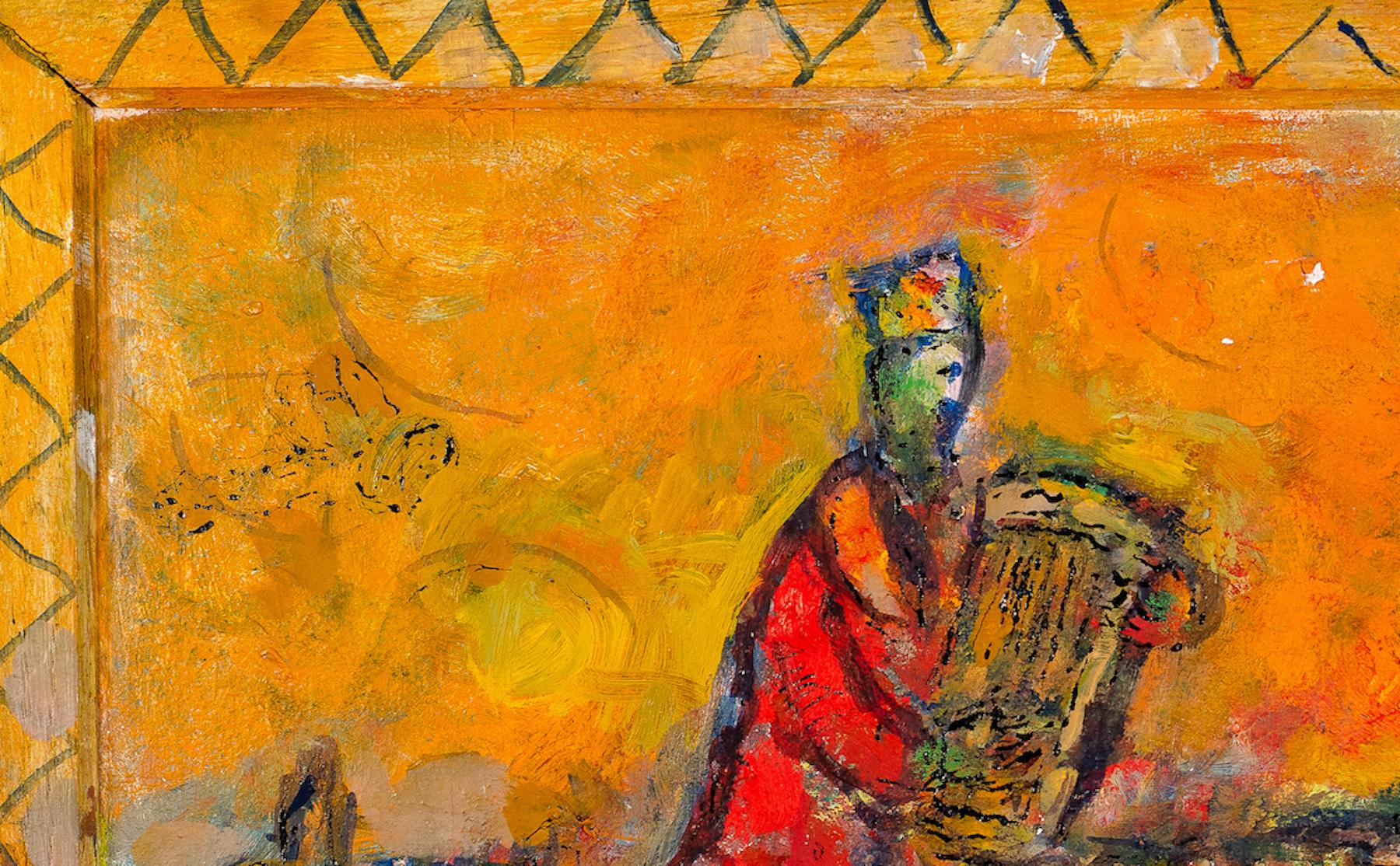 Marc Chagall - L'hymne du Roi David (King David's Dream) For Sale at ...