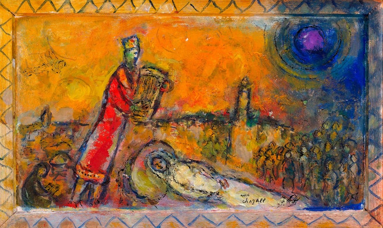 Marc Chagall - L''hymne du Roi David (King David''s Dream) For Sale at ...