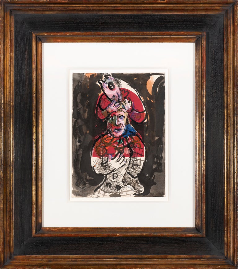 Marc Chagall – Rêve Nocturne de Deux Clowns en Rouge von Marc Chagall ...