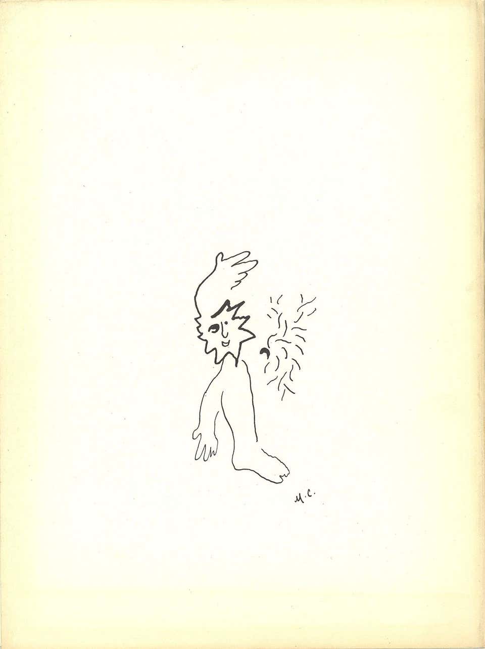 Marc Chagall 1969 Marc Chagall Dlm No 182 Back Cover Modernism