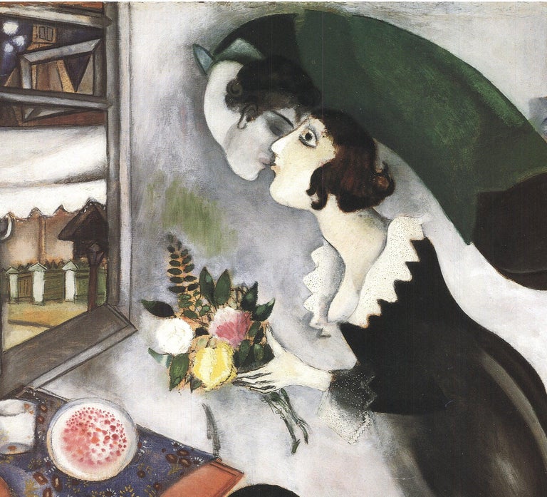 2004 Marc Chagall 'Birthday' Modernism Offset Lithograph For Sale at ...