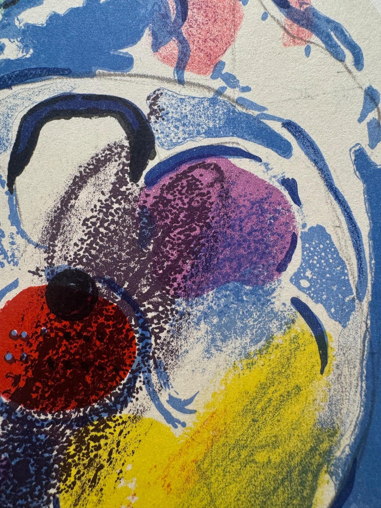 Marc Chagall - Benjamin- Chagall original color lithograph after color ...