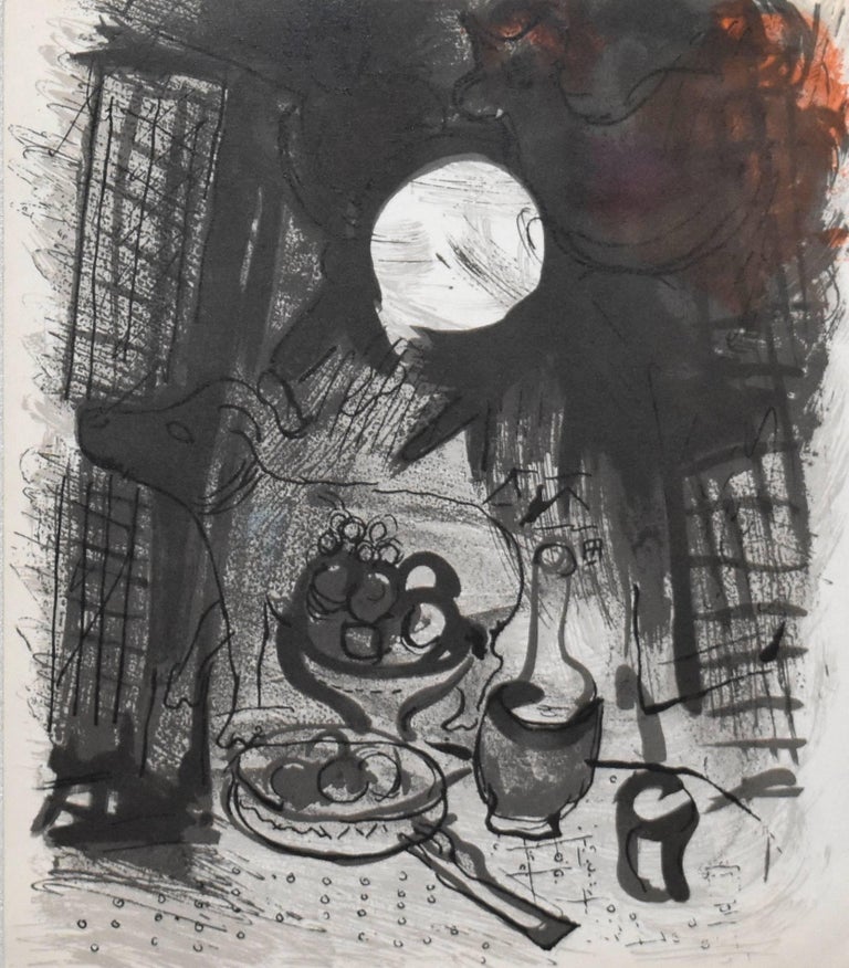 Marc Chagall - Brown Still Life For Sale at 1stDibs