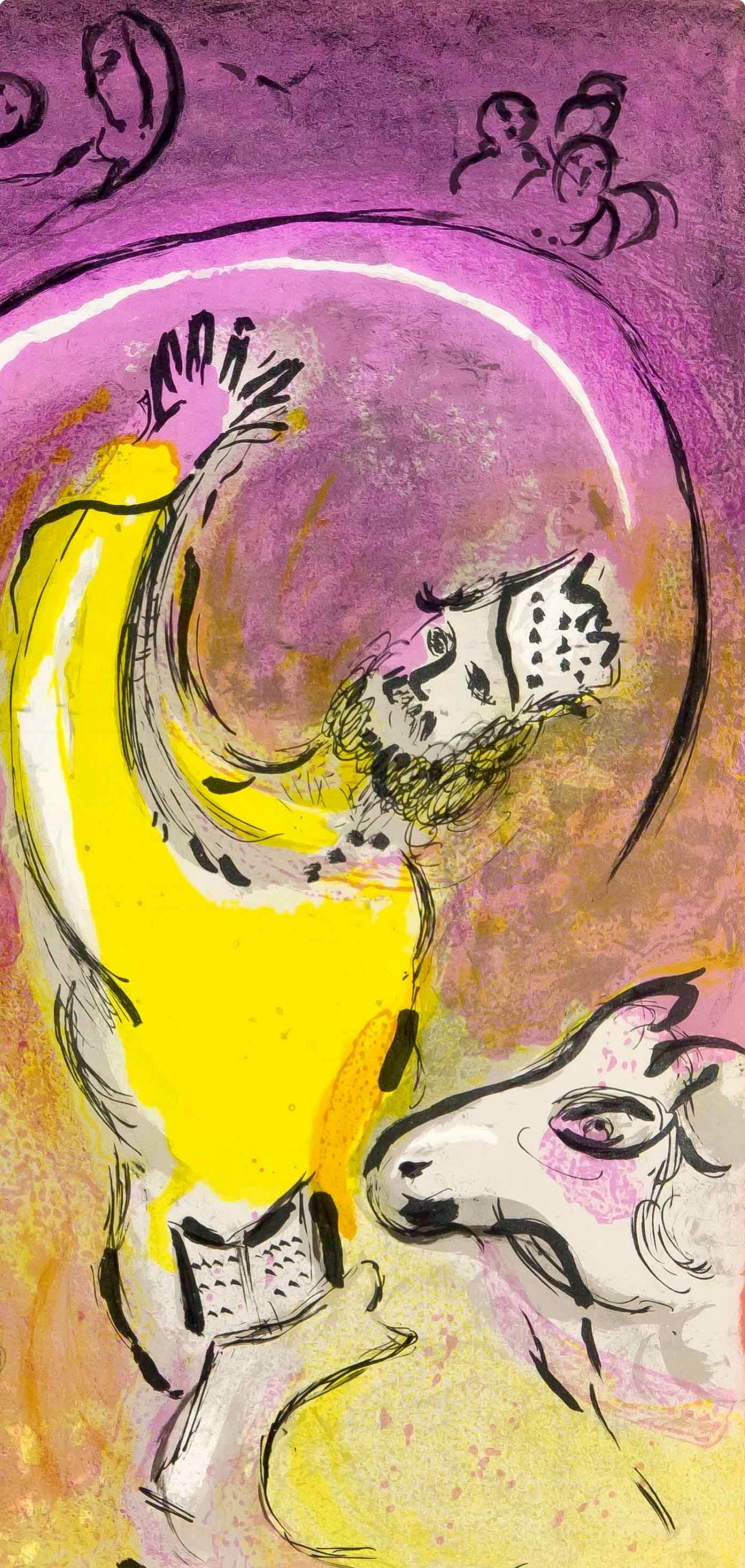 Chagall, Solomon (Mourlot 117-46; Cramer 25), Drawings from the Bible (after) For Sale at 1stDibs