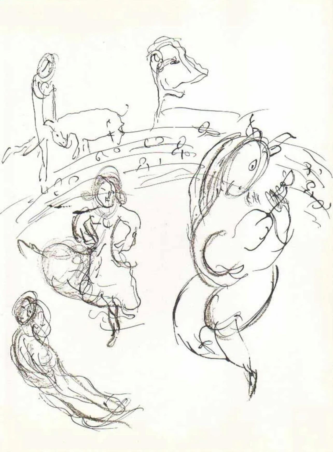 Chagall, Estudio, Le plafond de l'Opéra de Paris (Mourlot 434; Cramer ...