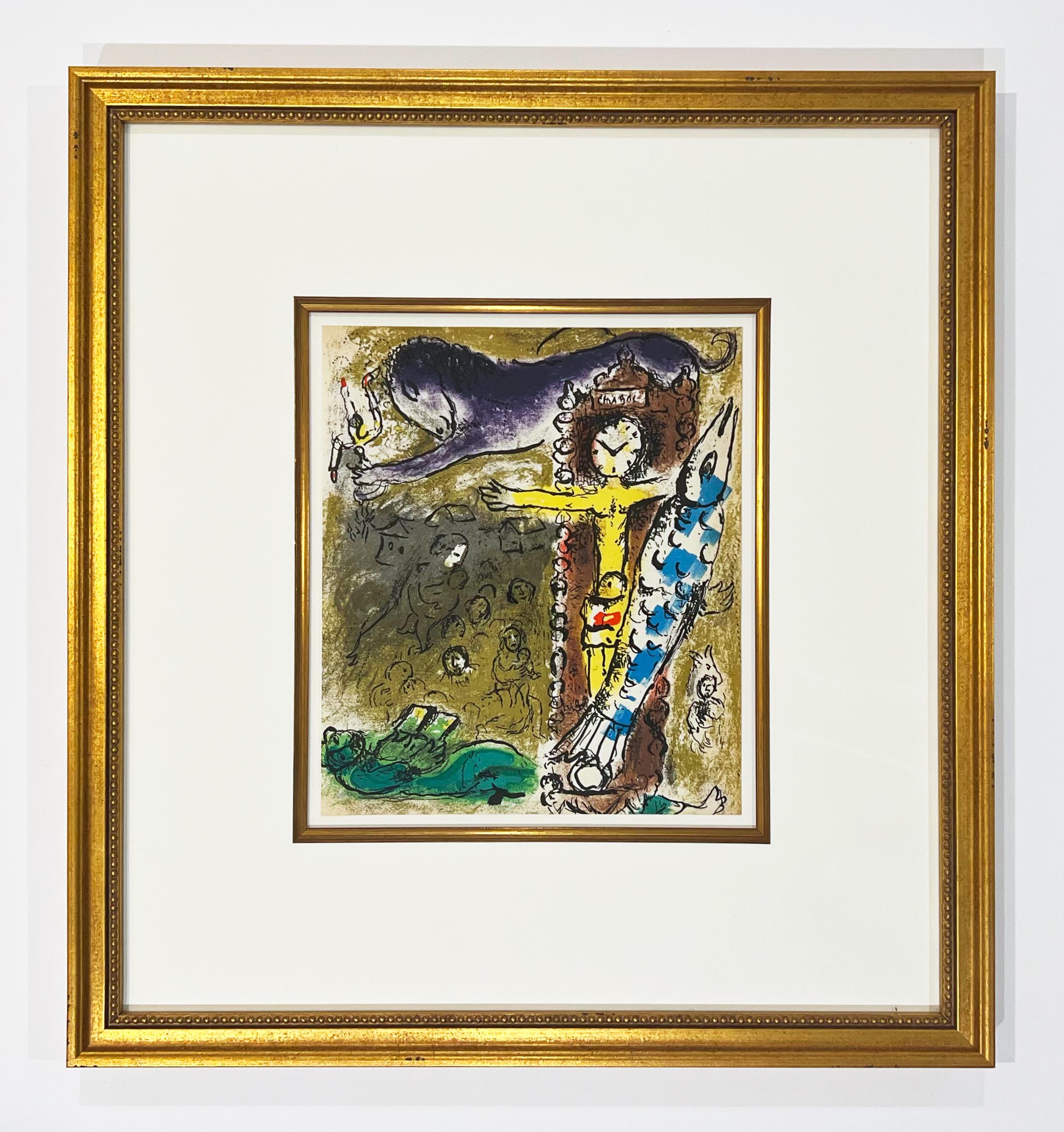 Marc Chagall - Christ in the Clock from Chagall by Jacques Lassaigne ...