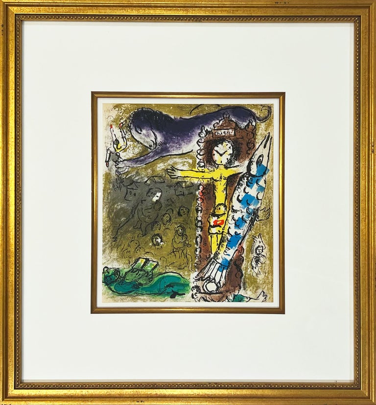 Marc Chagall - Christ in the Clock from Chagall by Jacques Lassaigne ...