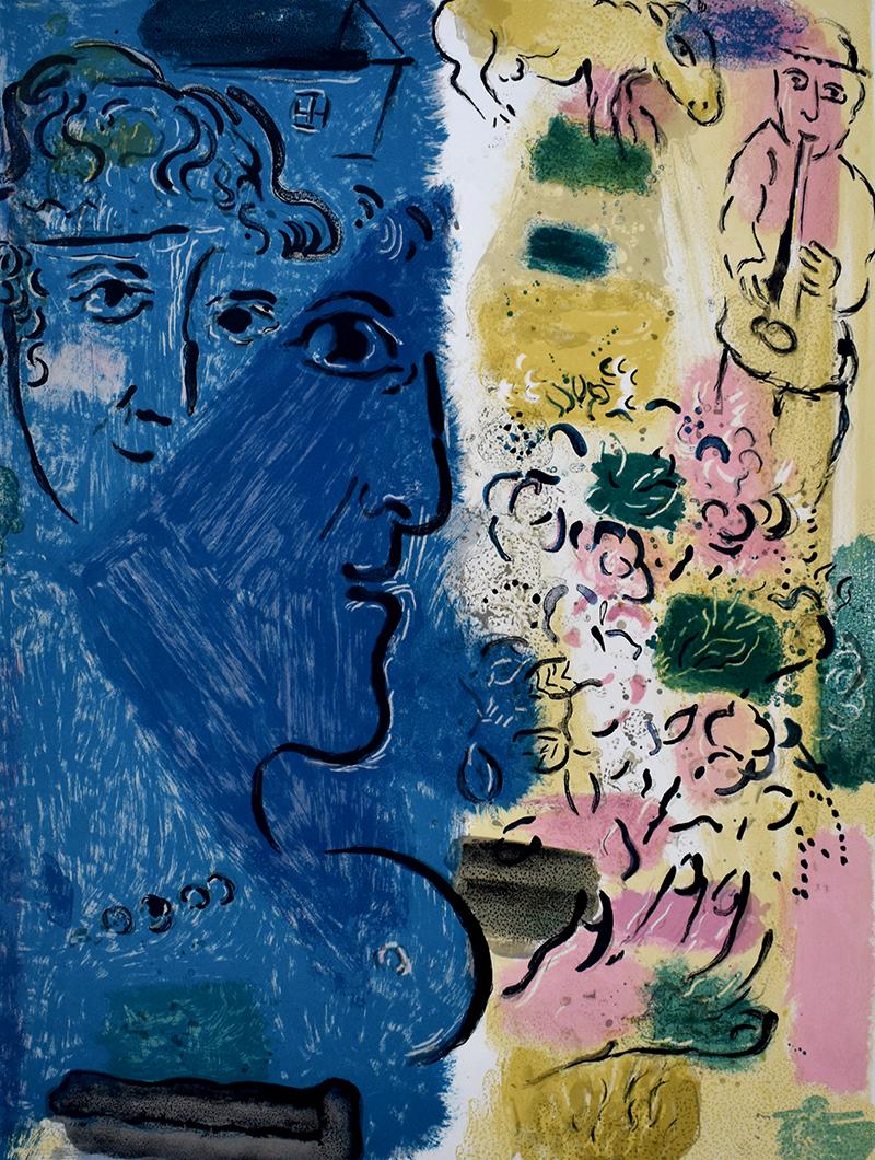 Marc Chagall - The Yellow Background at 1stDibs