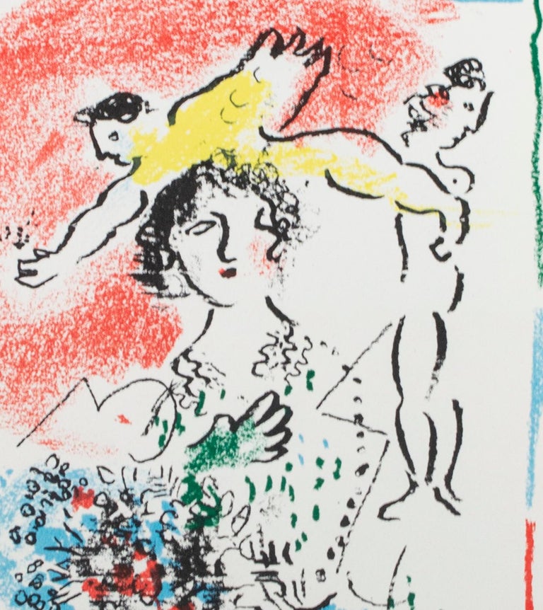 Marc Chagall - Cover for Lithographies de l'Atelier Mourlot, original ...