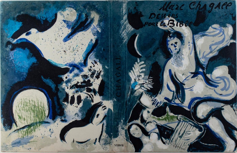 Marc Chagall - "Cover of VERVE, Vol X, No. 37-38" Original Color ...
