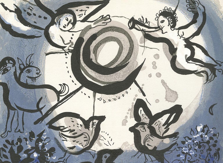 Marc Chagall - "Création (Creation), M 234/257," Original Color ...