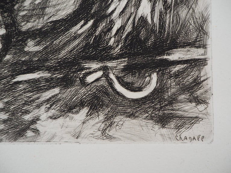 Marc Chagall - Death and The Lumberjack - Original Etching - Ref ...