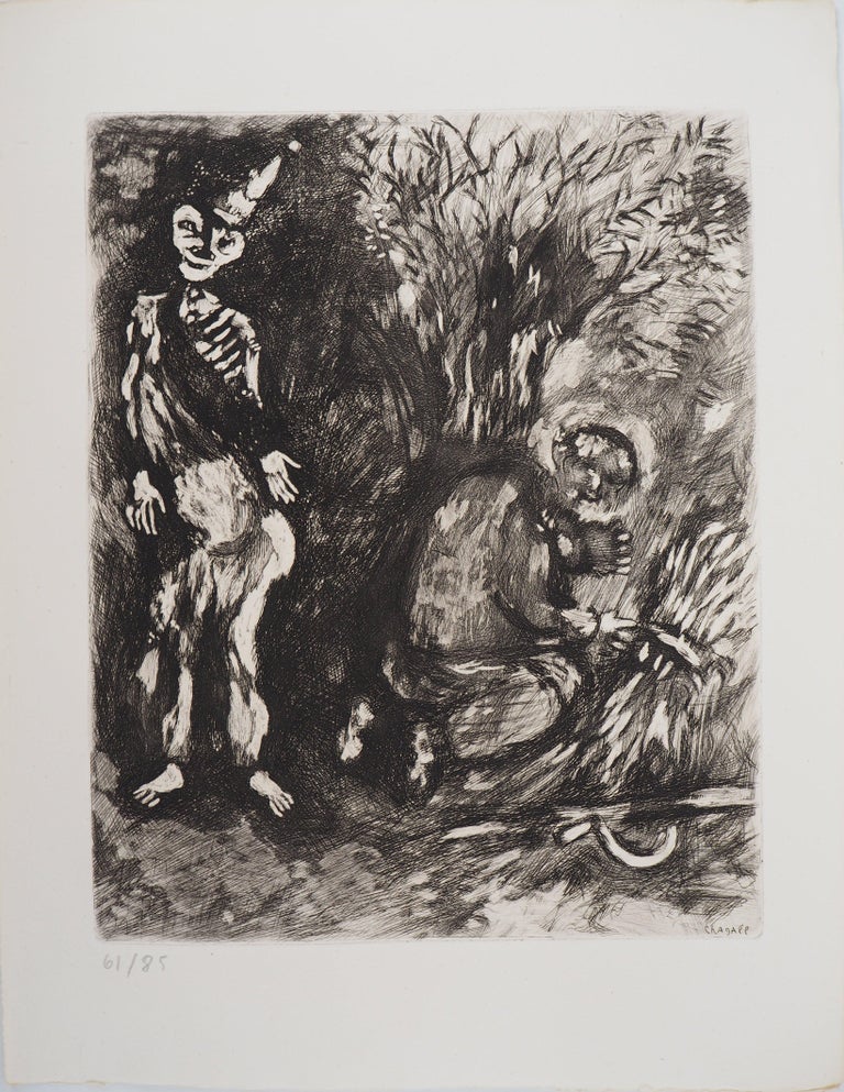 Marc Chagall - Death and The Lumberjack - Original Etching - Ref ...