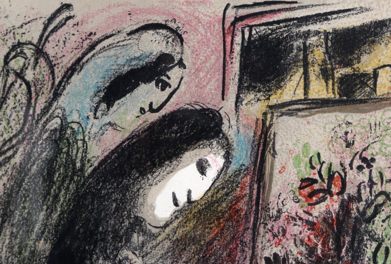 Marc Chagall - Inspiration , Lithograph by Marc Chagall 1963 For Sale ...