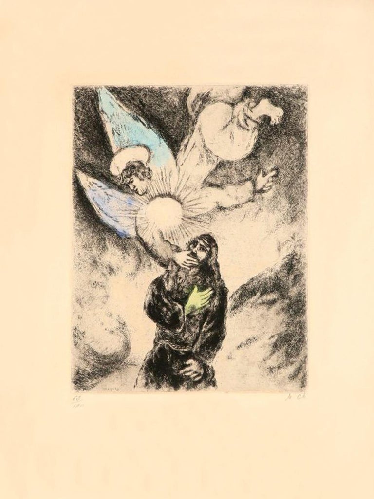 Marc Chagall - Jeremiah received Gift of the prophecy - 1958, From ...