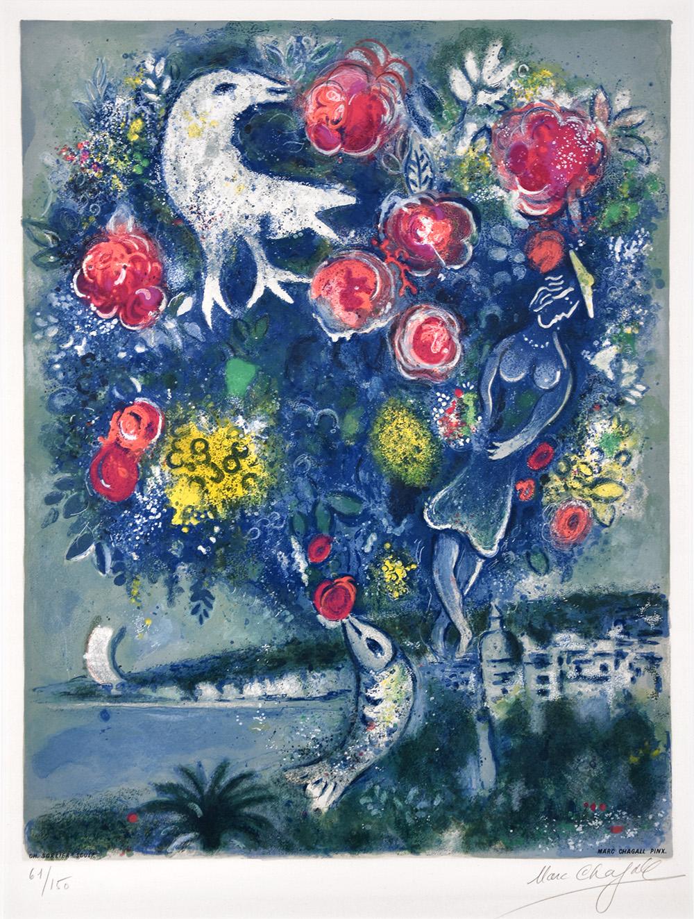 Marc Chagall - Marc Chagall - Letter to Chagall - Handsigned ...