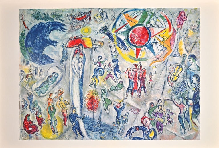Marc Chagall - La Vie - Original Lithograph by Marc Chagall - 1968 at ...