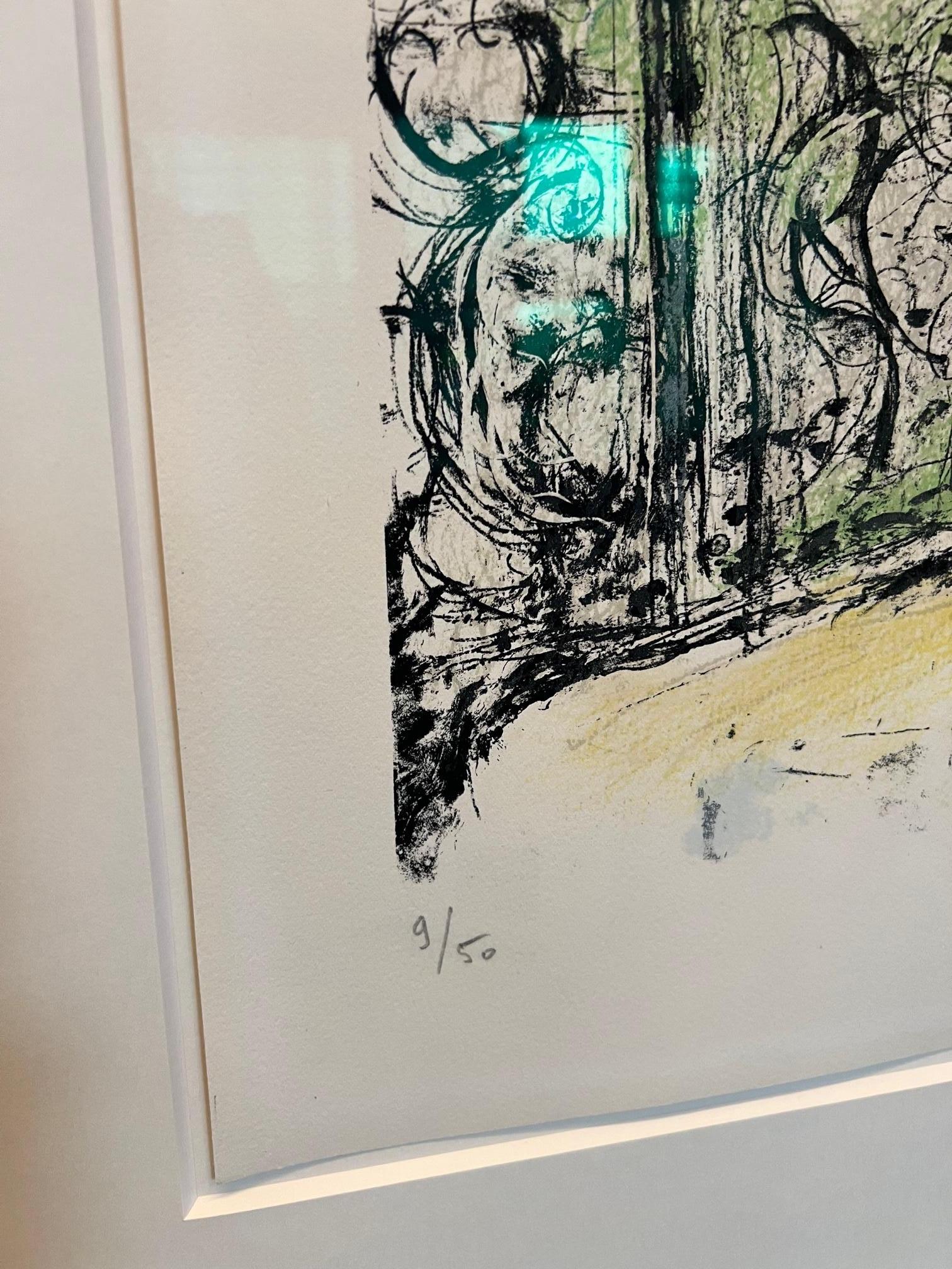 Marc Chagall - "Le bouquet bleu" 20th Century Print by Marc Chagall ...