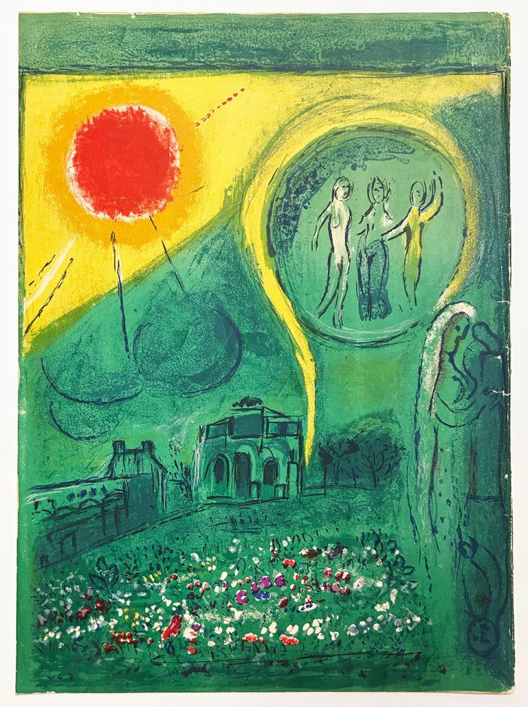 Marc Chagall - Le Carrousel du Louvre. 1954. En vente sur 1stDibs