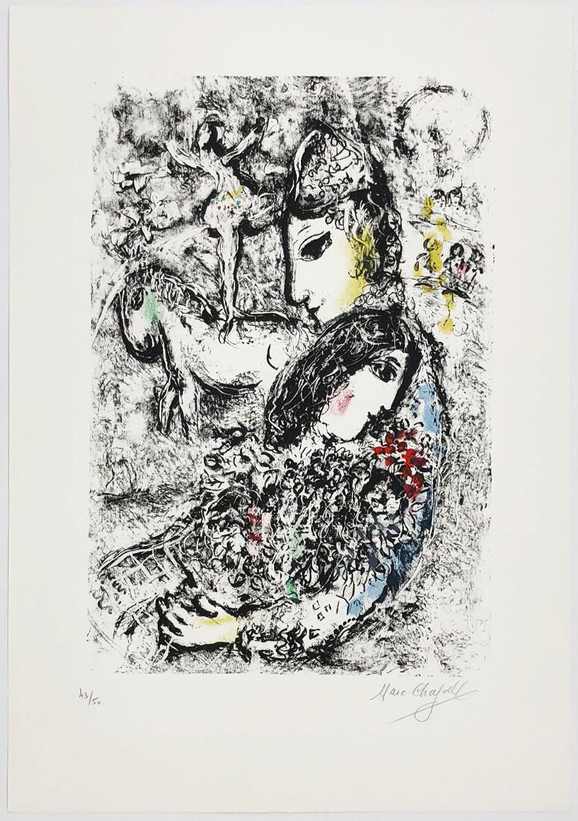 Marc Chagall - "Ruth Glaneuse (Ruth Gleaning), " Original Color ...