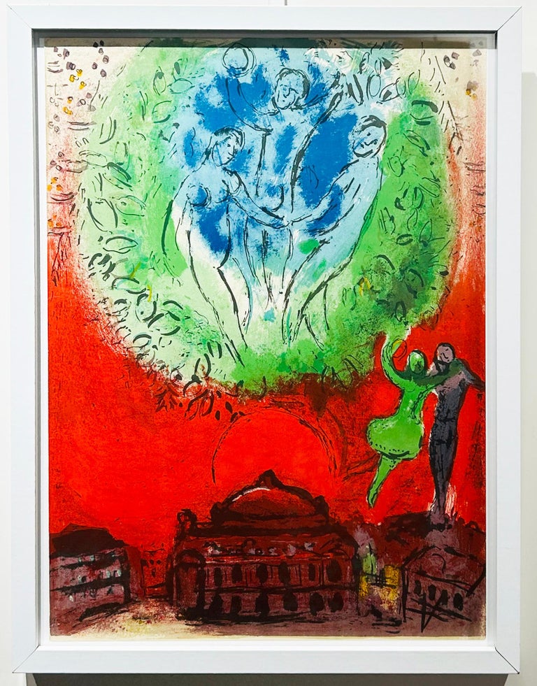 Marc Chagall - L'Opéra de Paris. 1954. For Sale at 1stDibs