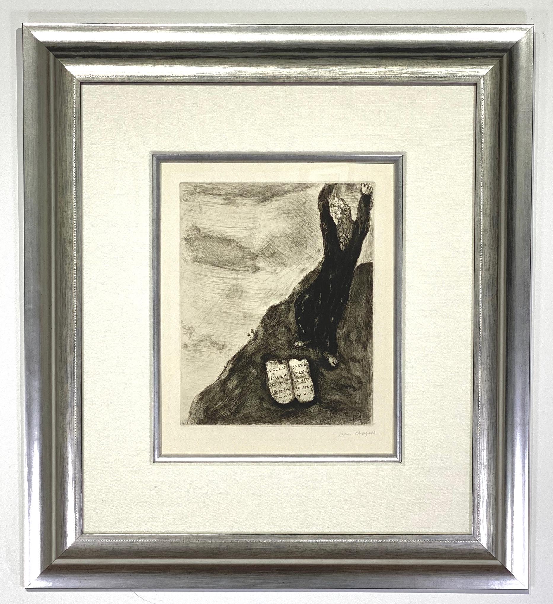 Marc Chagall - Marc Chagall “Moise les tables de la loi Sorlier 237 ...