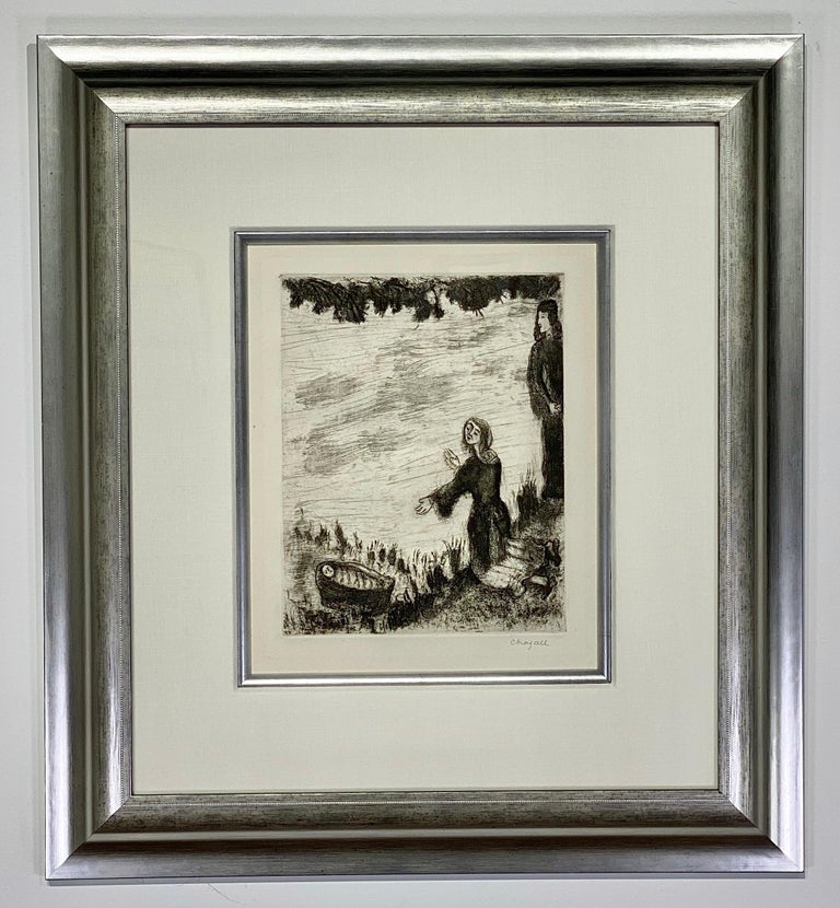 Marc Chagall - Marc Chagall “Moise sauve des eaux Sorlier 224” For Sale ...