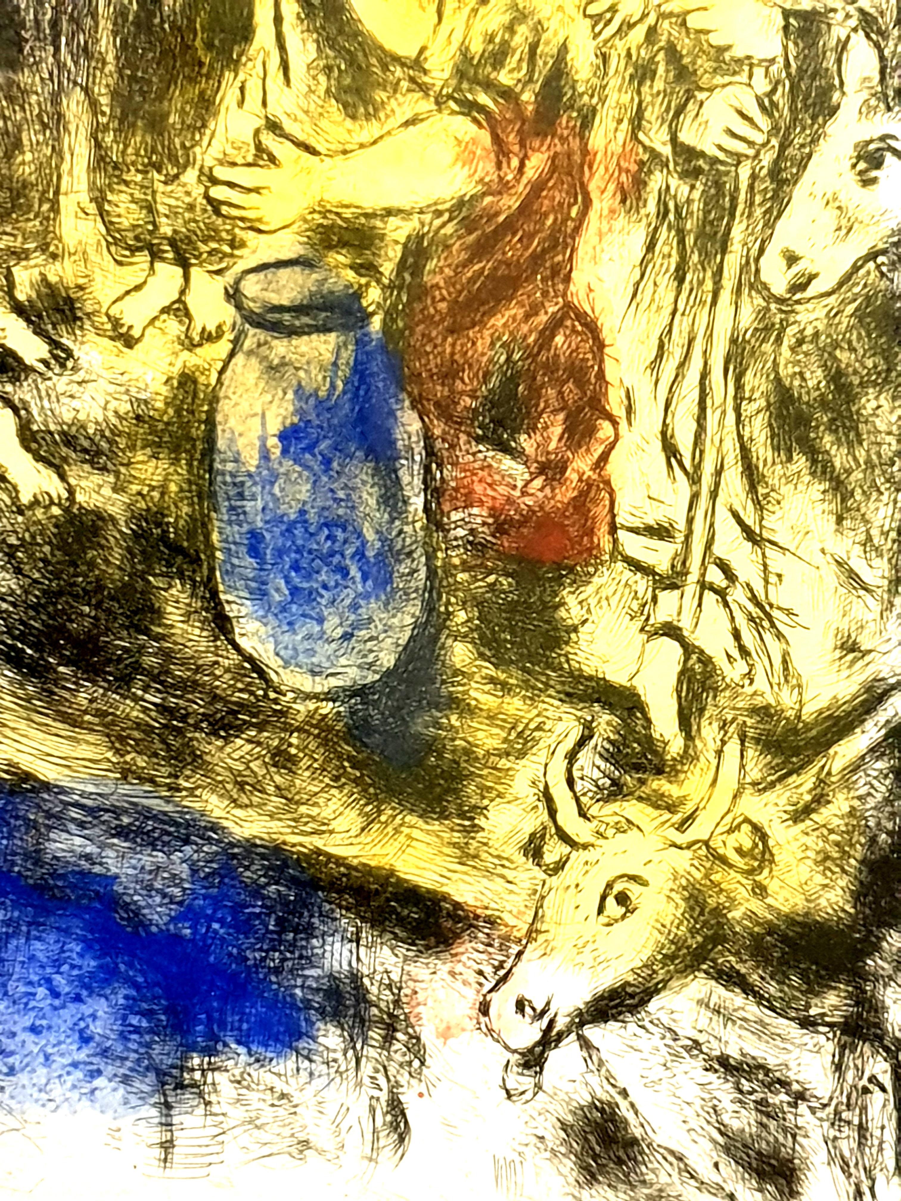 Marc Chagall - Marc Chagall - Moses Striking Water from the Rock ...
