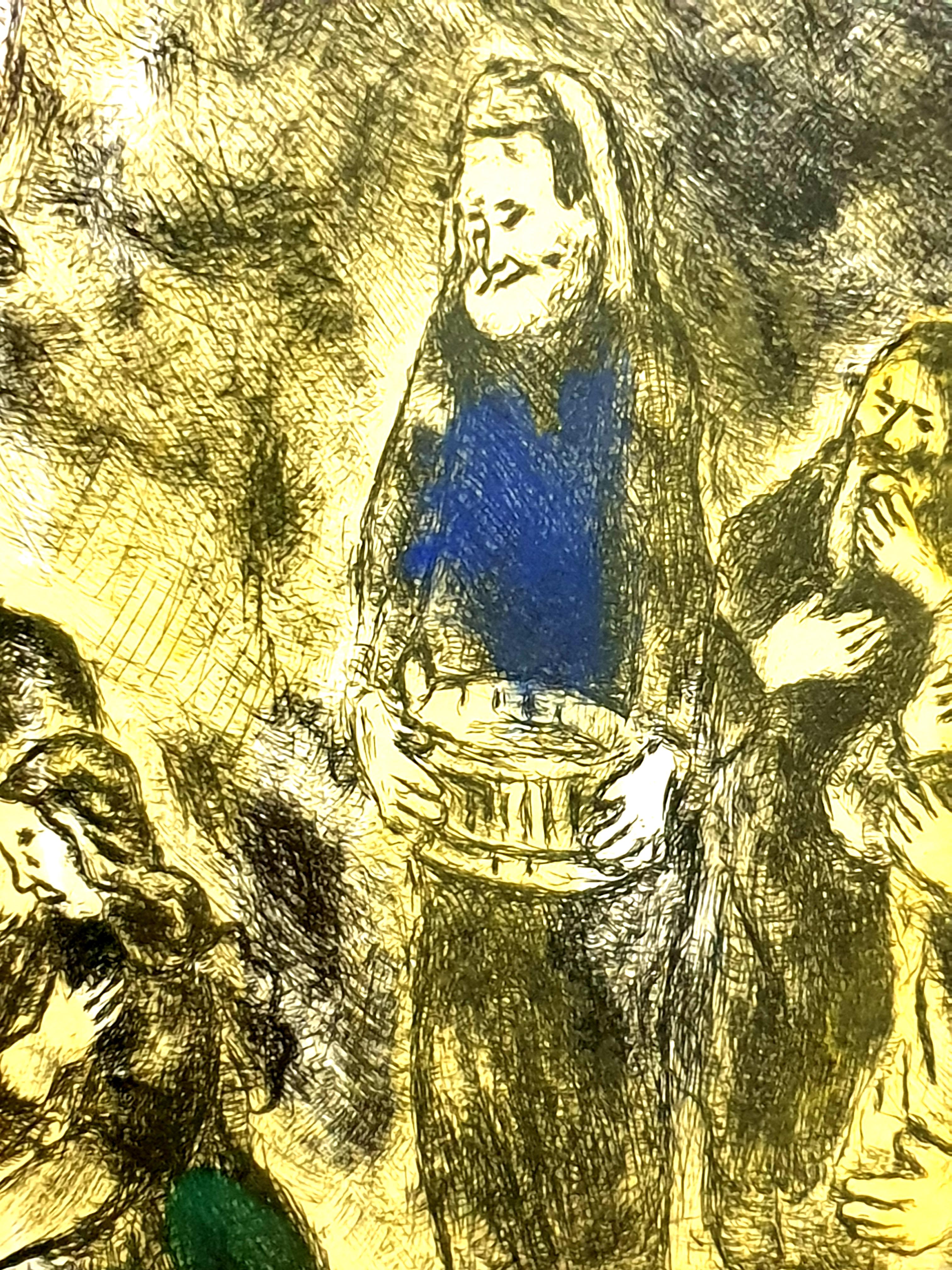 Marc Chagall - Marc Chagall - Moses Striking Water from the Rock ...