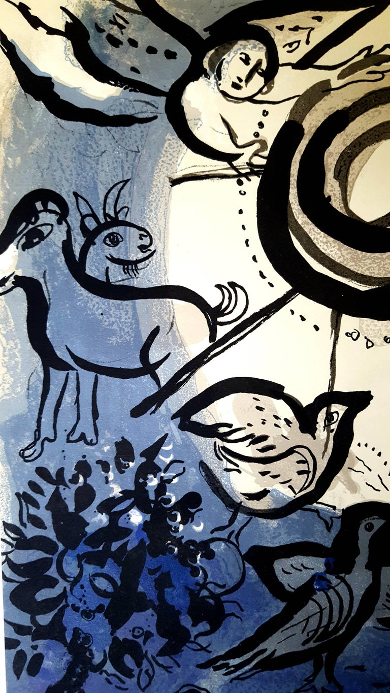 Marc Chagall - Marc Chagall - Creation - Adam and Eve - Original ...