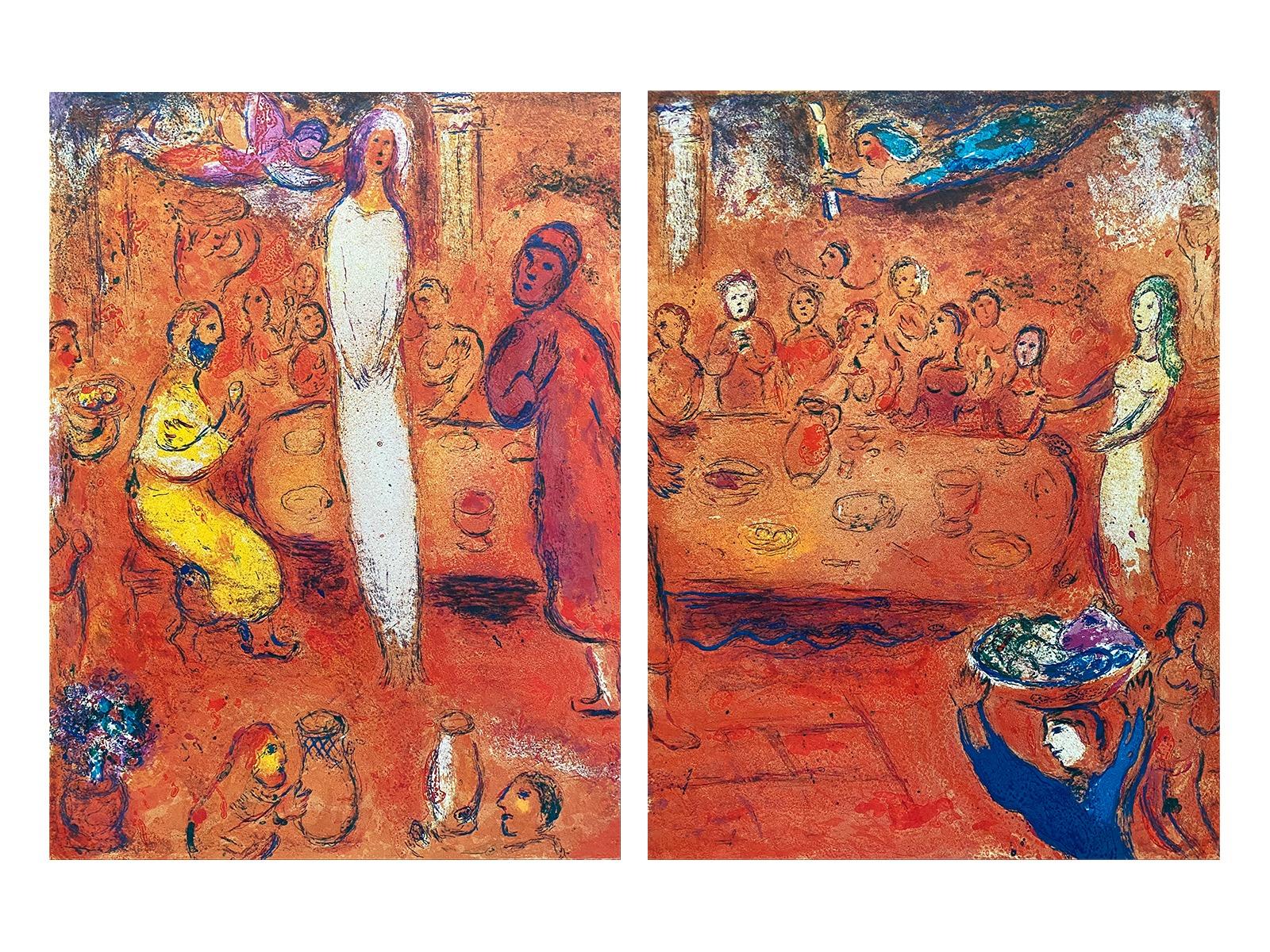 Marc Chagall - “Megacles Recognizes His Daughter, ” Daphnis et Chloé ...