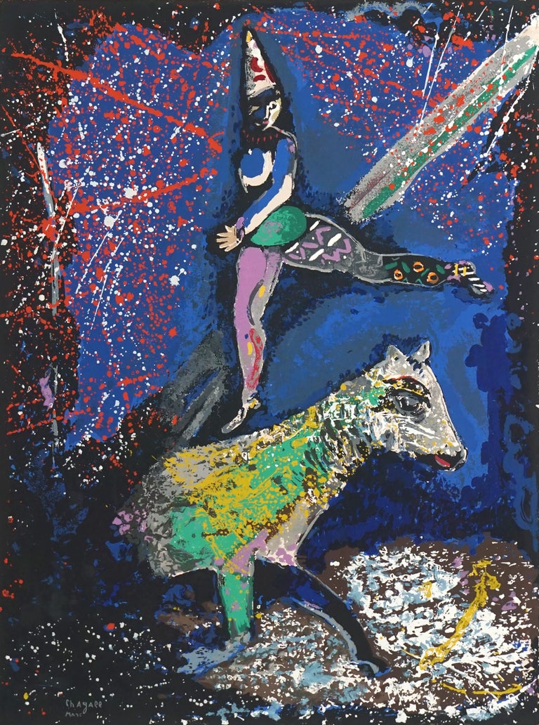 Marc Chagall - Mid Century L'acrobate à Cheval Limited Edition ...