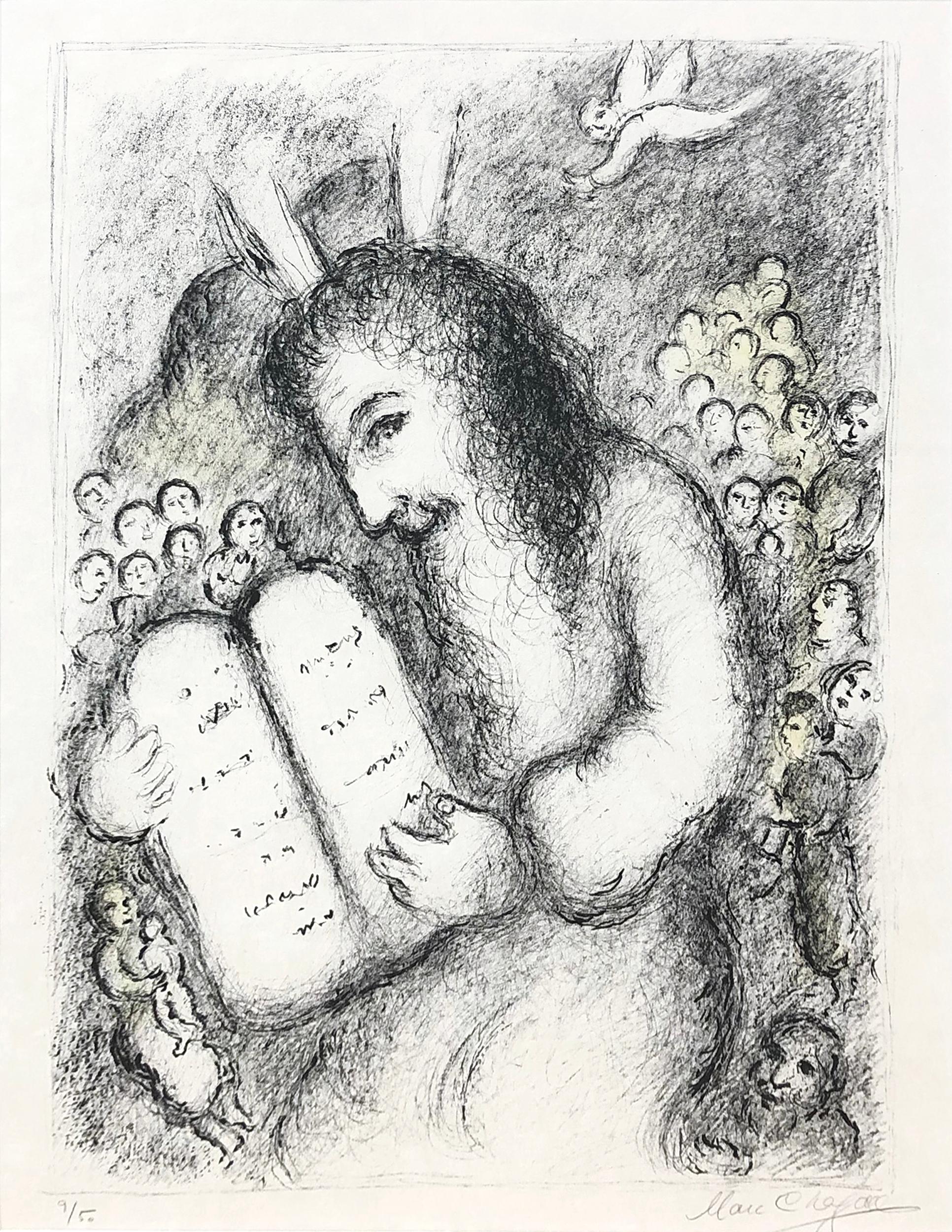 Marc Chagall - MOSES (MOURLOT 937) For Sale at 1stDibs | chagall moses ...