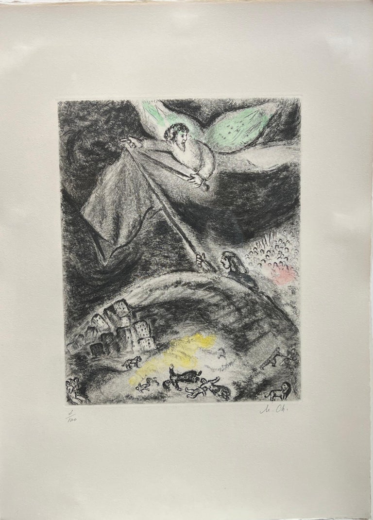 Marc Chagall - Oracle Over Babylon (from the Bible) For Sale at 1stDibs