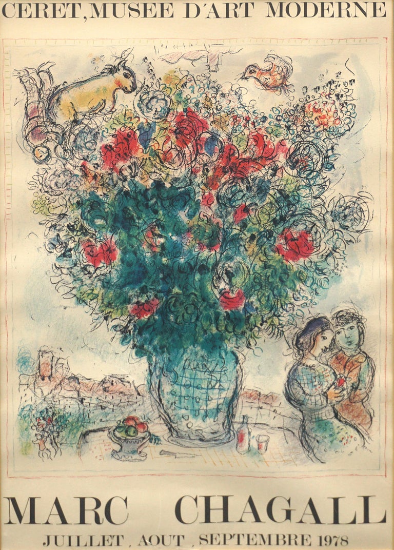 Marc Chagall - Original Marc Chagall 1978 Céret Musée d’Art Moderne ...