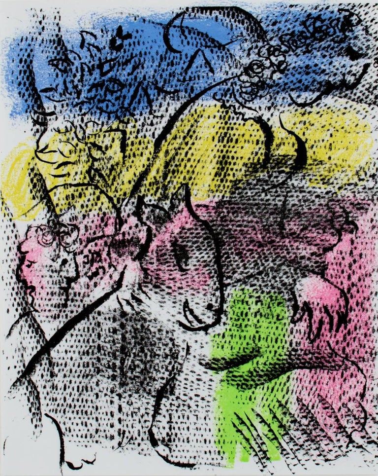 Marc Chagall - "Pour XXe Siecle no. 34," original lithograph by Marc ...