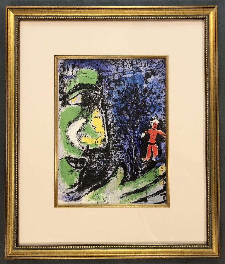 Marc Chagall - Profile and Red Child For Sale at 1stDibs