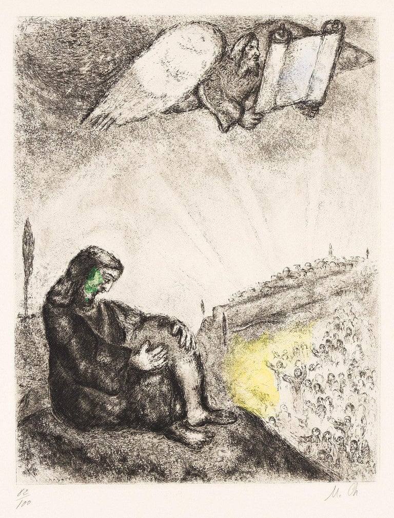 Marc Chagall - Prophétie sur Jérusalem For Sale at 1stDibs