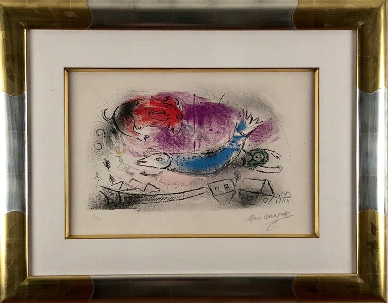 Marc Chagall - Marc Chagall. The Blue Fish at 1stDibs