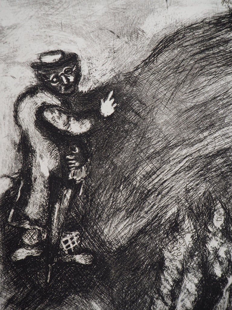 Marc Chagall - The Child and The Professor - Original Etching - Ref ...