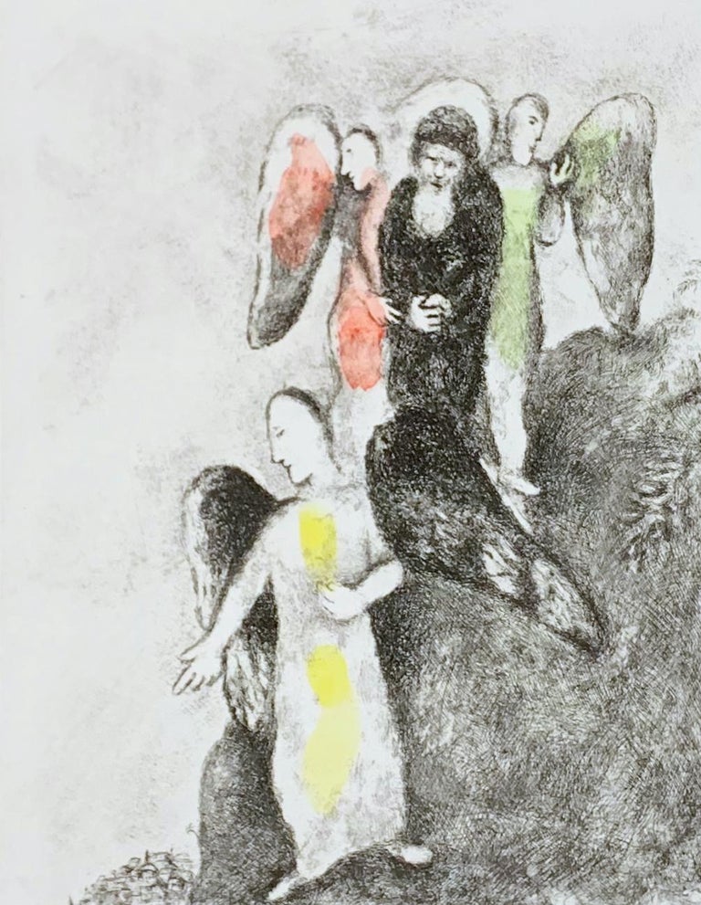 Marc Chagall - The Bible Etchings: The Descent Toward Sodom at 1stDibs