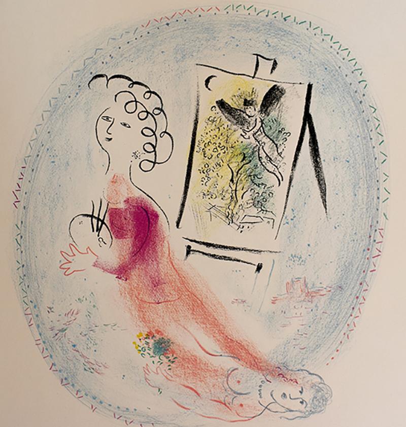 Marc Chagall - Jacob and the Angels at 1stDibs