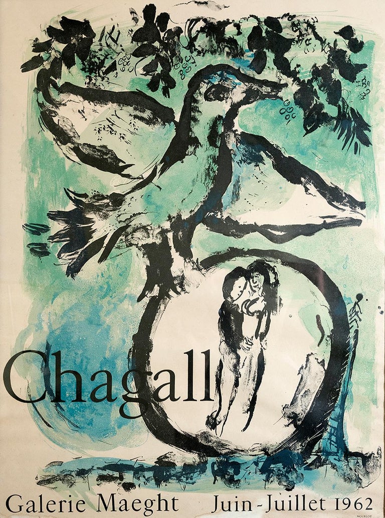 Marc Chagall - The Green Bird For Sale at 1stDibs