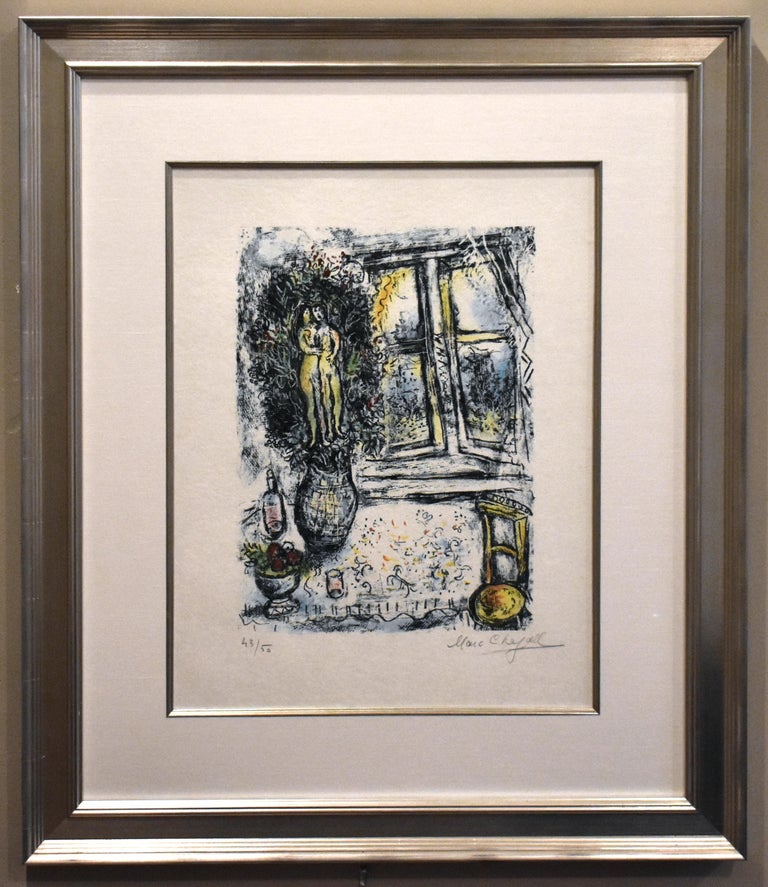 Marc Chagall - The Half-Open Window (La Fenêtre Entrouverte) at 1stDibs