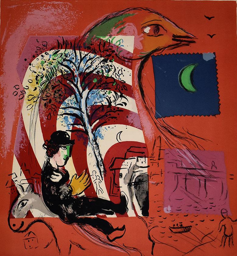 Marc Chagall - Odyssey : Odysseus Reveals his Identity - Original ...