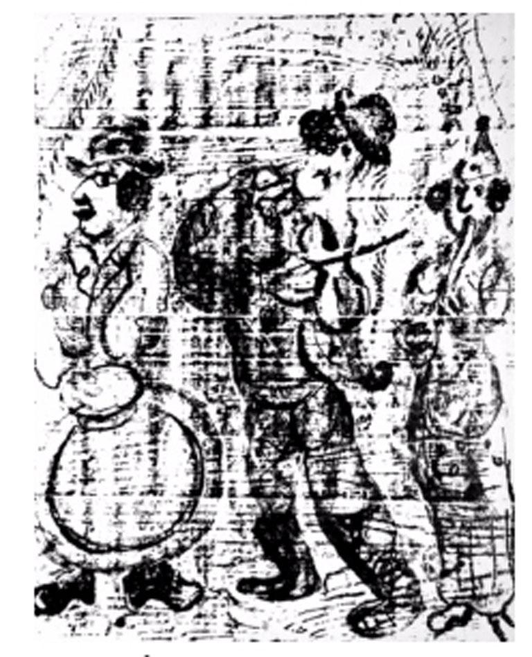 Marc Chagall - Wandering Musicians from Chagall Lithographs I For Sale ...