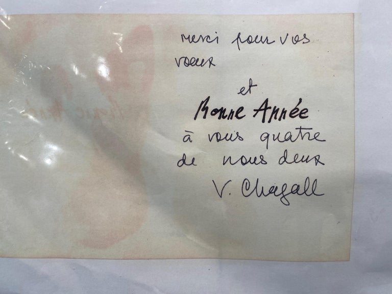 Marc Chagall - Without Title - original Chagall colour lithograph as ...