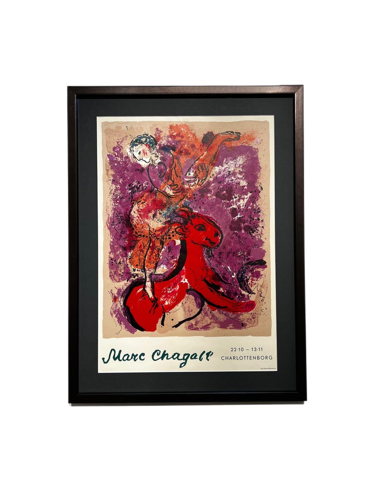 Marc Chagall - Woman Circus Rider on Red Horse - superb Chagall poster ...