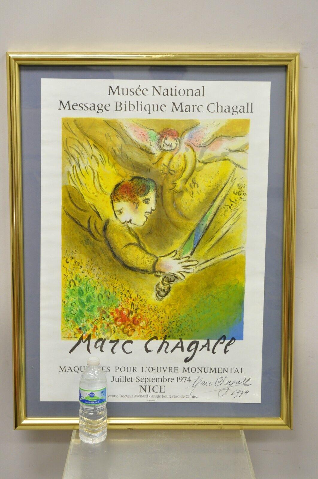 Marc Chagall "The Angel of Judgement" 1974 Lithograph Poster Rare Proof ...